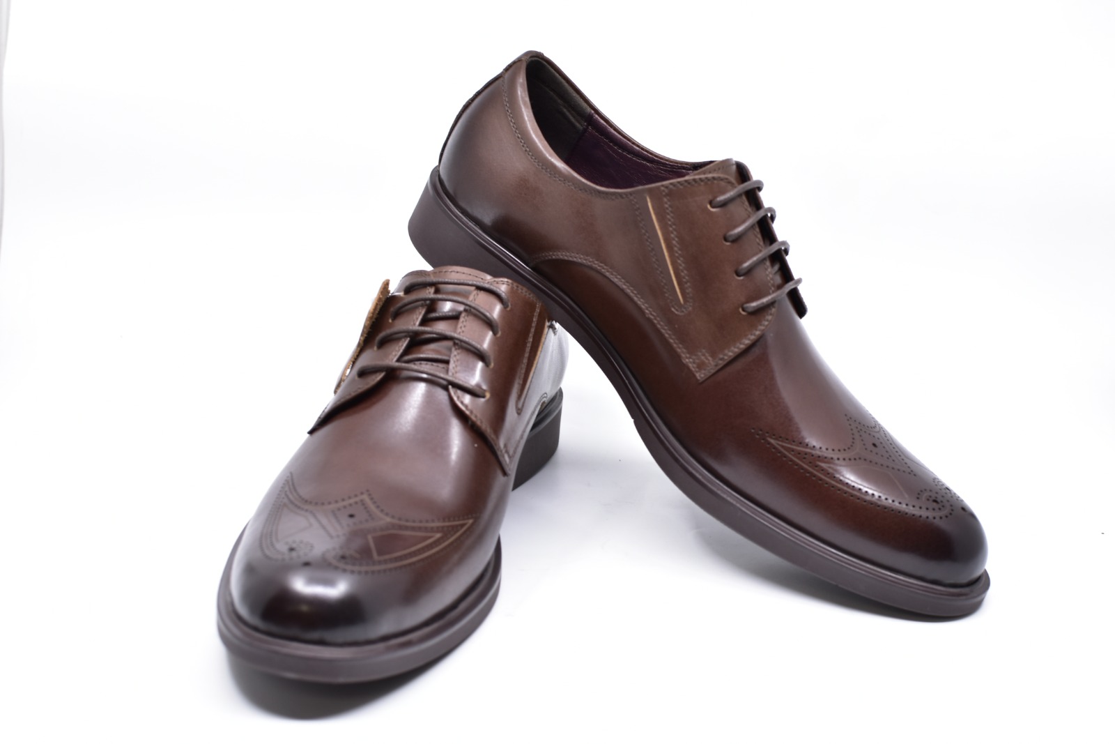 Ricky Gift Coffee Brown Men Official Shoes - Ricky Gift Shop