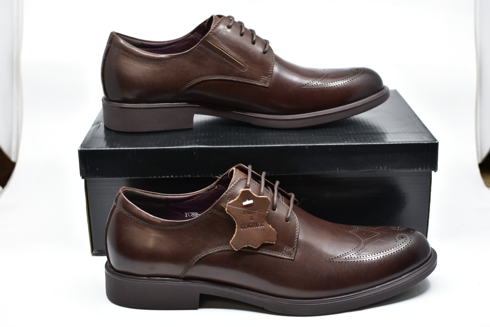 Ricky Gift Coffee Brown Men Official Shoes - Ricky Gift Shop