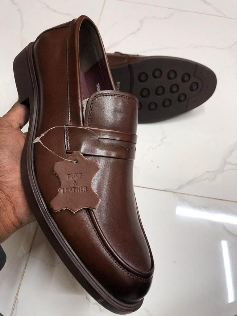 Ricky Gift Coffee Brown Men's Official Shoes - Ricky Gift Shop